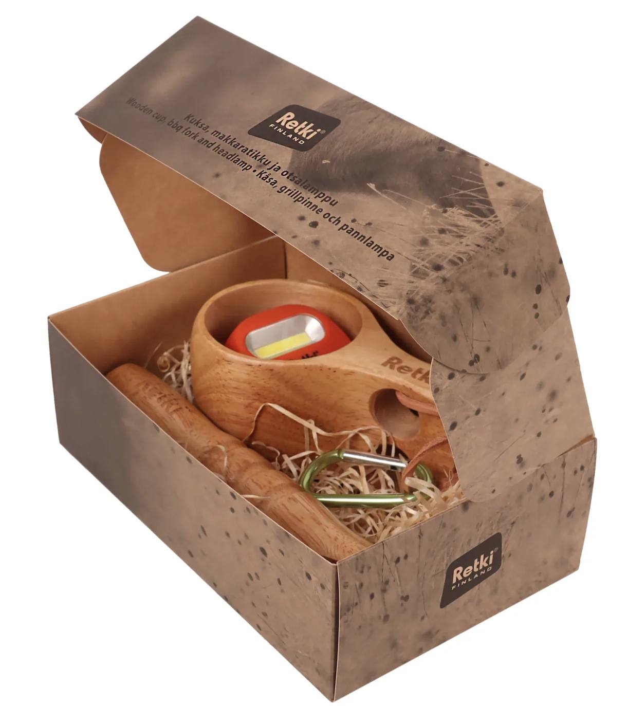 Retki Lahjapakkaus Kuksa, makkaratikku ja otsalamppu - Savenmaa ...