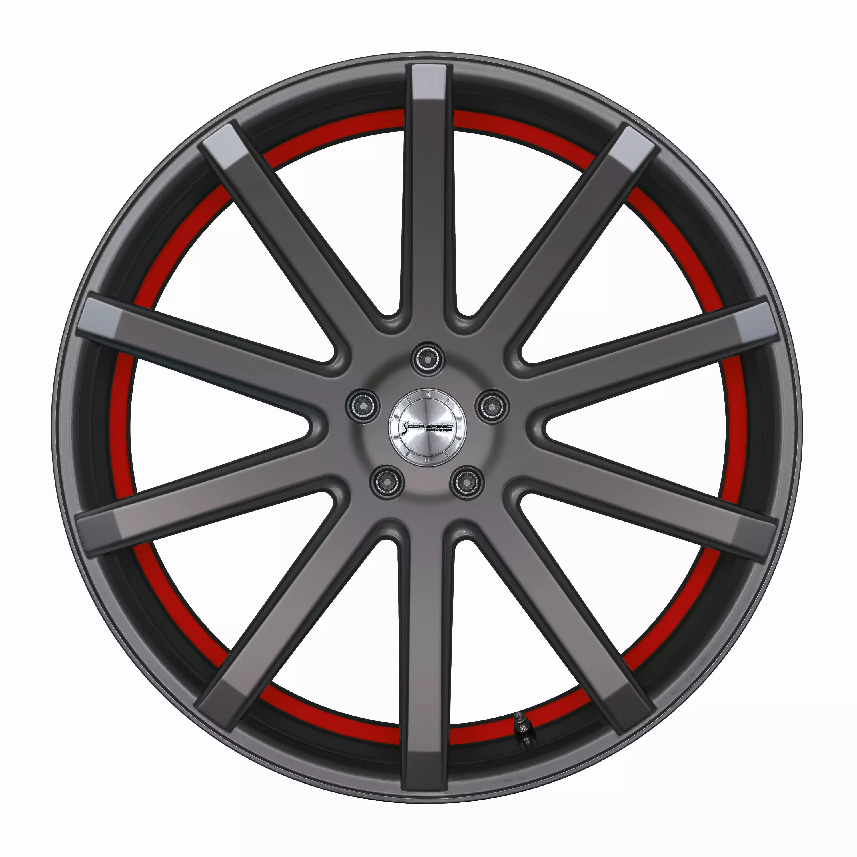 DEVILLE Gunmetal/ undercut Color Trim rot 10.5x20 - Savenmaa verkkokauppa