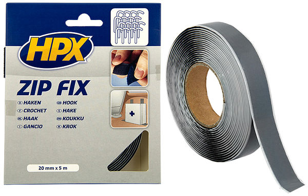 HPX Zip Fix Velcro tarranauhan koukkupuoli 20mm x 5m - Savenmaa ...