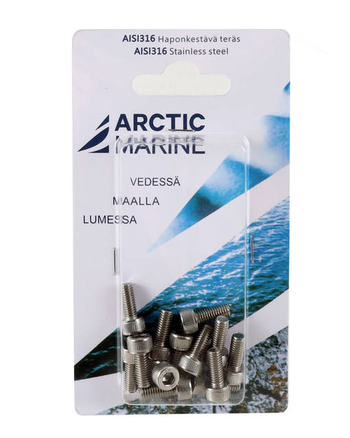 Arctic Marine kuusiokoloruuvi M5 - Savenmaa verkkokauppa